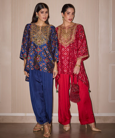 Azmat Maroon Suede Embellished Capsule Bag – House of Kosha